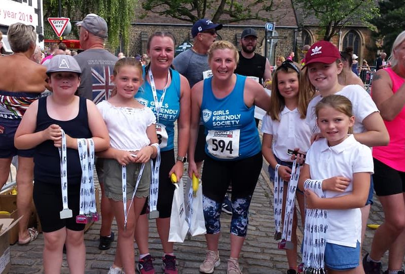 Join a challenge event and fundraise for Girls Friendly Society